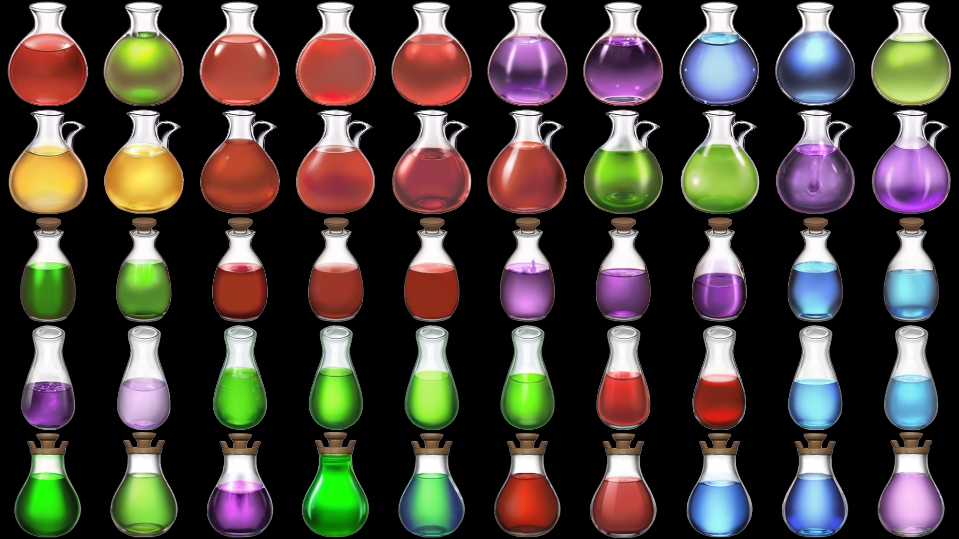 Potion Icons Pack1 in 2D Assets - UE Marketplace